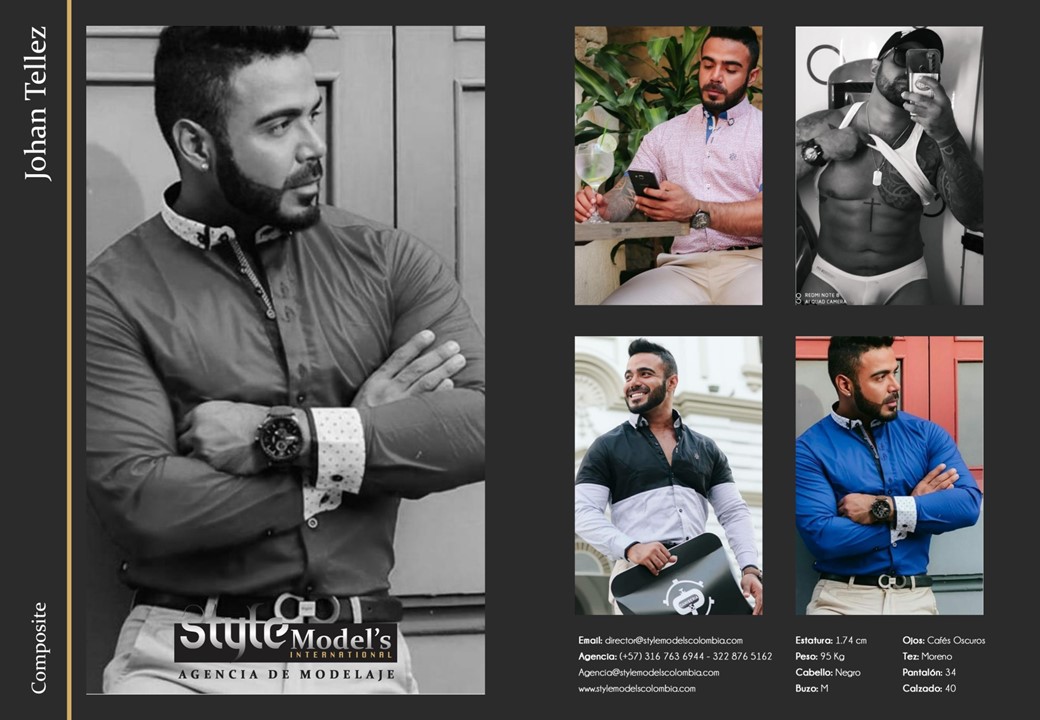 JOHAN TELLEZ PROFESSIONAL MEN STYLE MODELS INTERNATIONAL